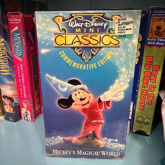 Disney | Other | Walt Disney Mini Classics Mickeys Magical World Vhs | Poshmark